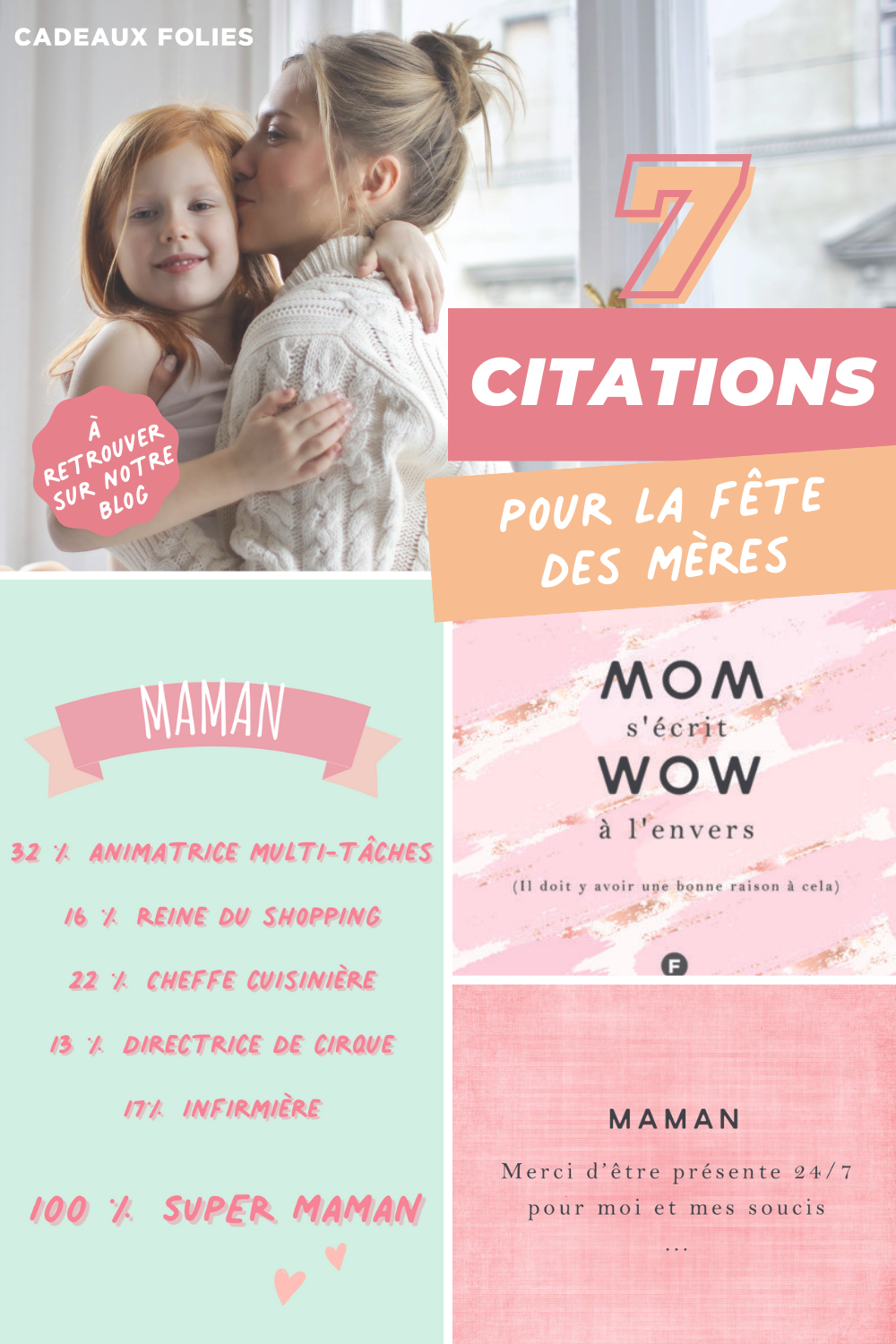 7 Citations Originales pour la fête des Mères • 2022