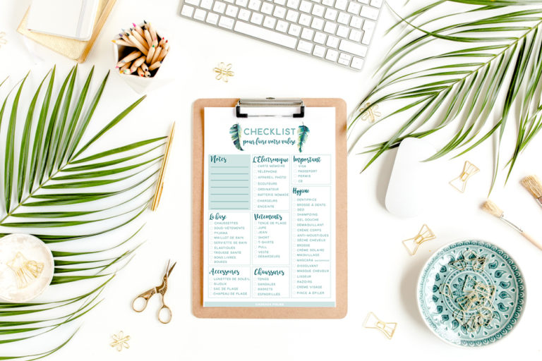 Checklist Ultime pour faire ses valises & Meilleurs gadgets de l'été