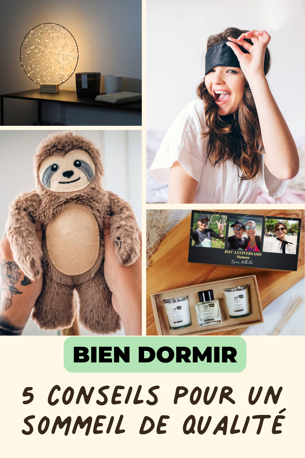 5 conseils pour bien dormir - Le Blog de CadeauxFolies