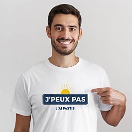T shirt personnalisé Pastis soleil